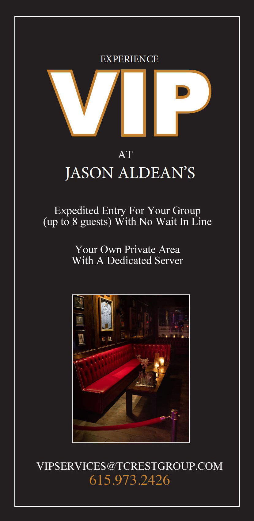 VIP – Jason Aldean’s Kitchen + Rooftop Bar
